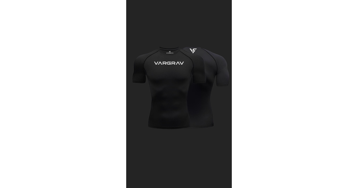 BLACK SHIRT COMPRESS | VARGRAV ESSENTIALS