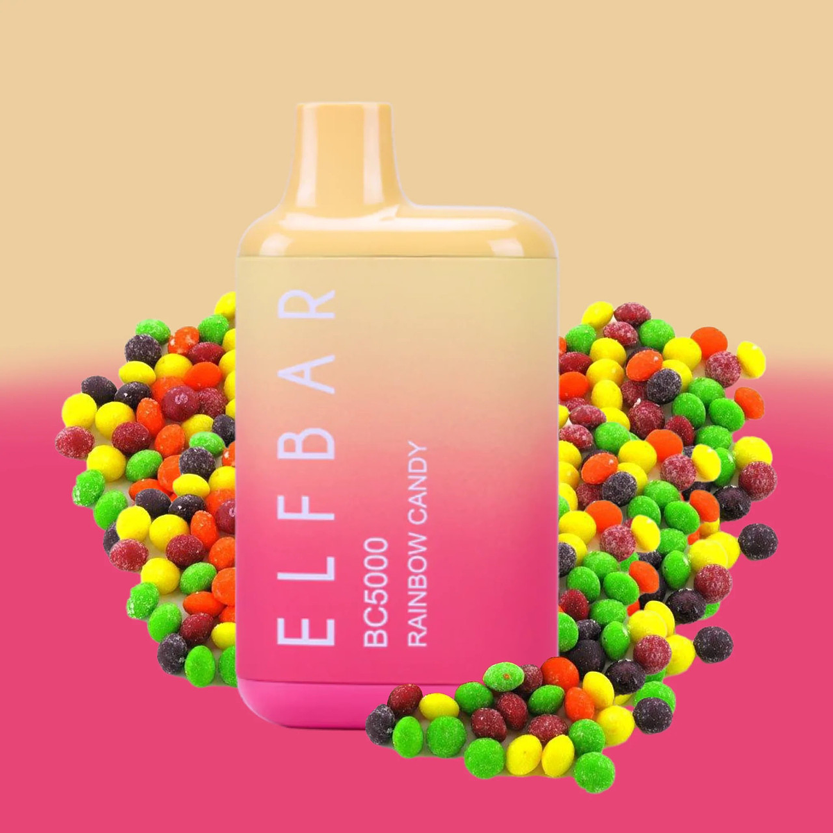 Vaporizador Desechable ELF BAR 5000 puffs Rainbow Candy