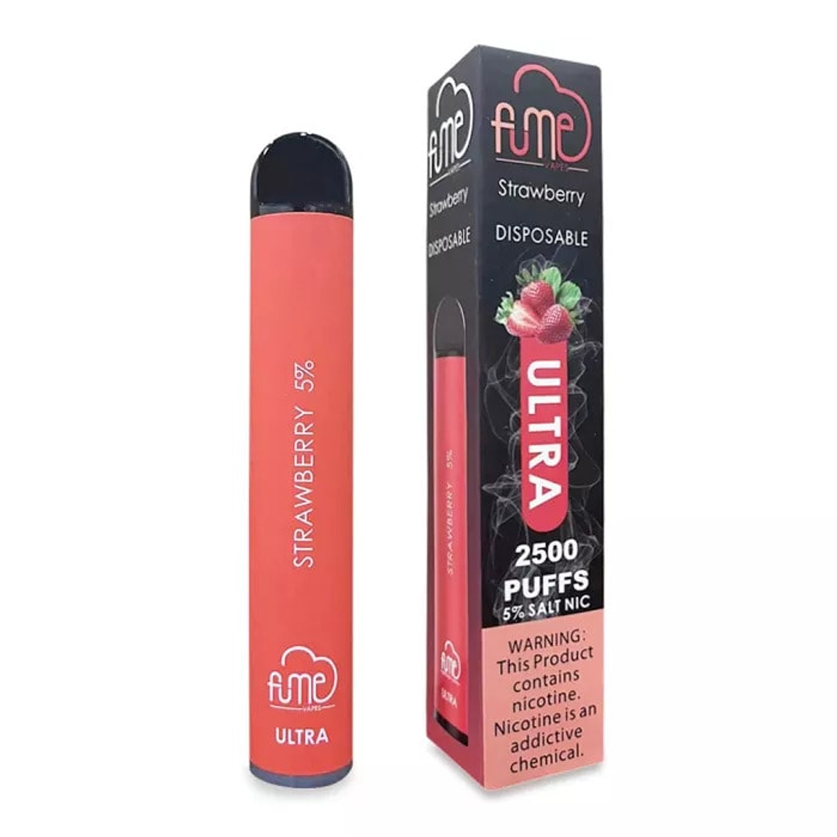 Vaporizador desechable Fume Vapes 2500 Puffs sabor Frutilla
