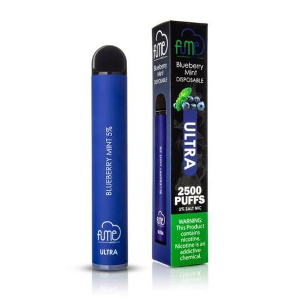 Vaporizador desechable Fume Vapes 2500 Puffs BlueBerry Mint