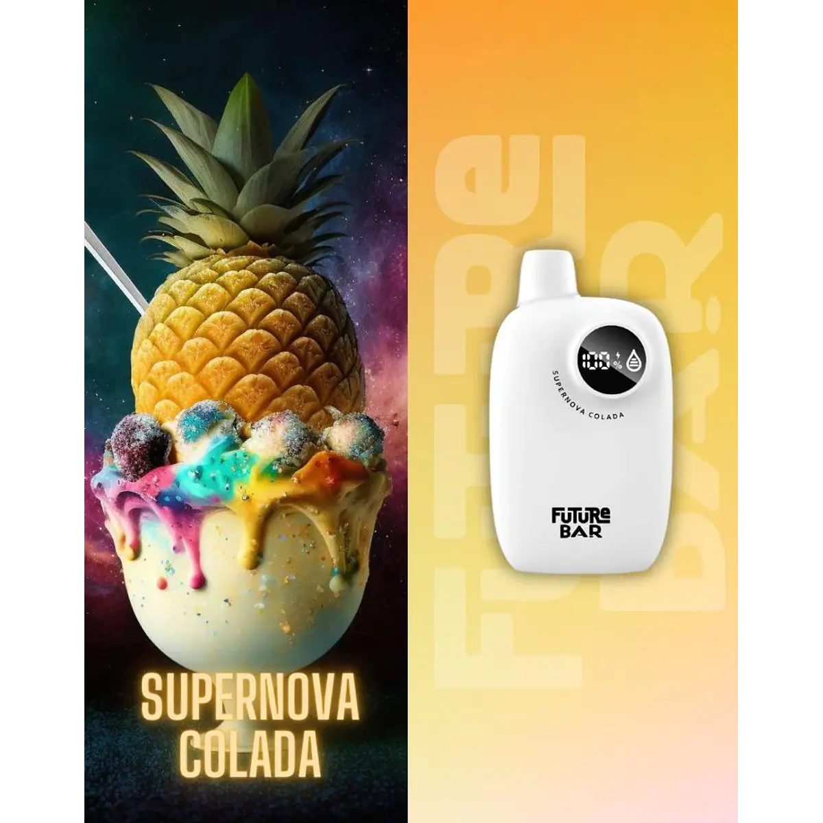 Vaporizador Desechable FUTURE BAR 7000 puffs Sabor Supernova