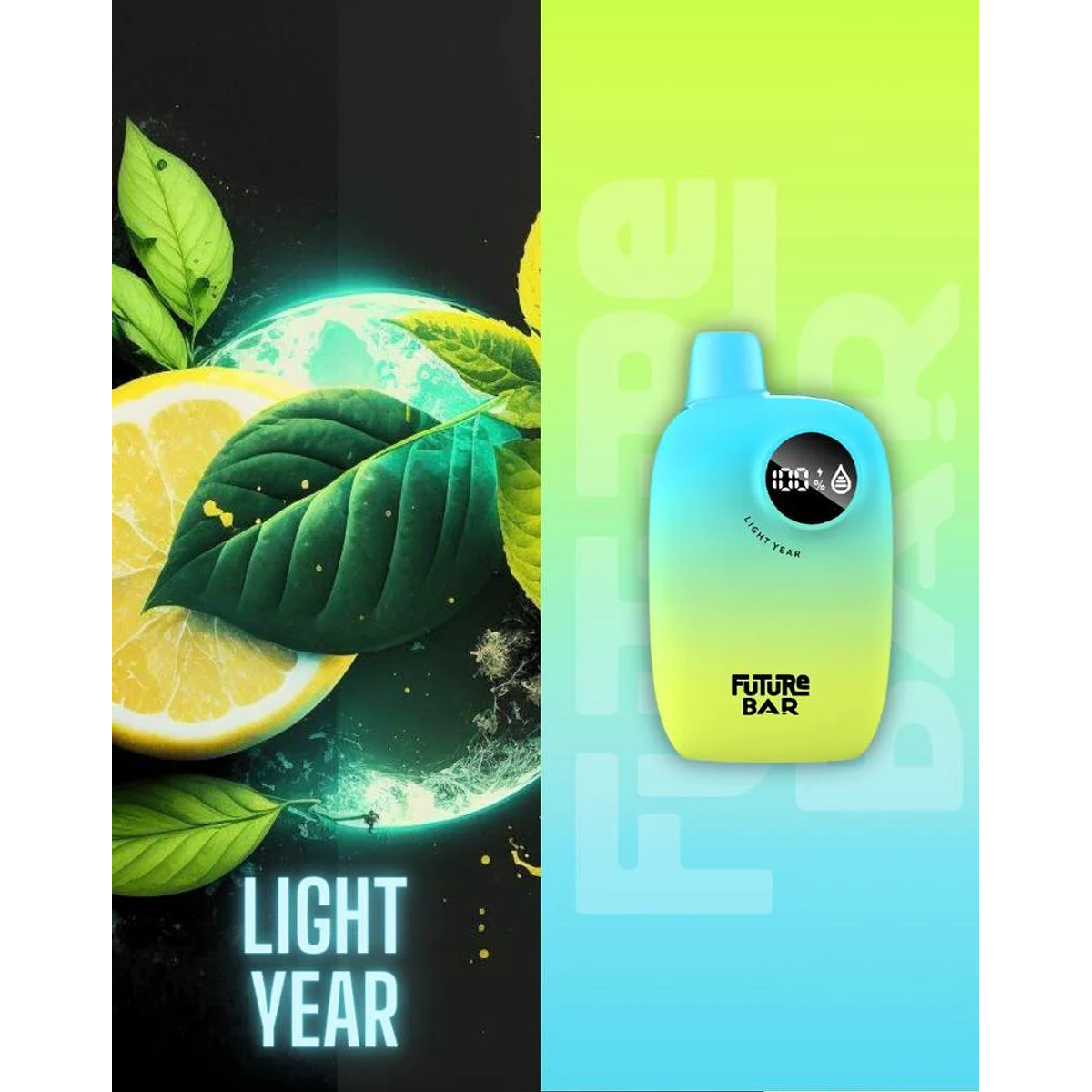 Vaporizador Desechable FUTURE BAR 7000 puffs Sabor Light Yea