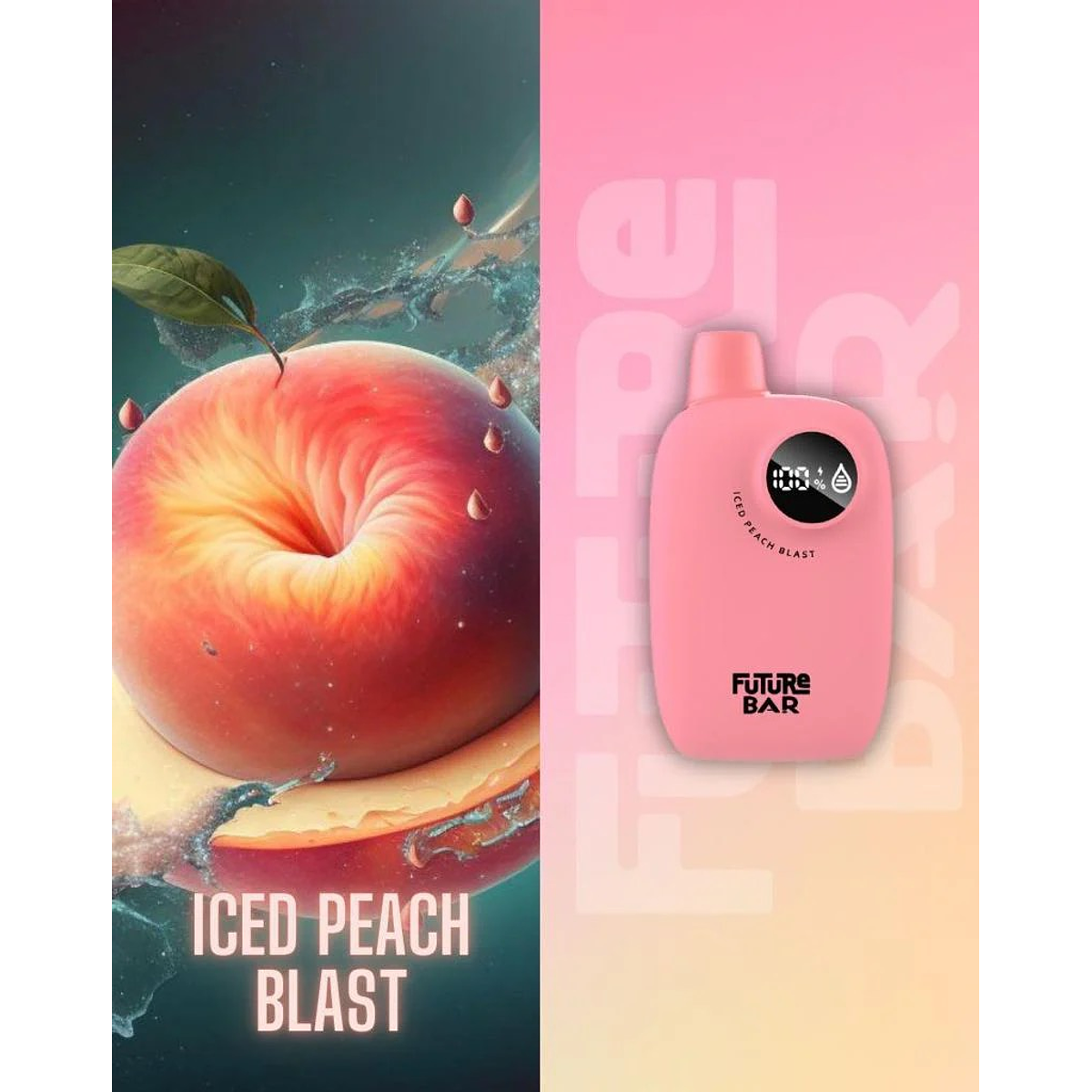 Vaporizador Desechable FUTURE BAR 7000 puffs Sabor Iced Peac