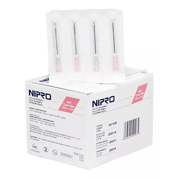 Aguja Hipodermica 27G x 1/2 / NIPRO / 100 UNIDADES