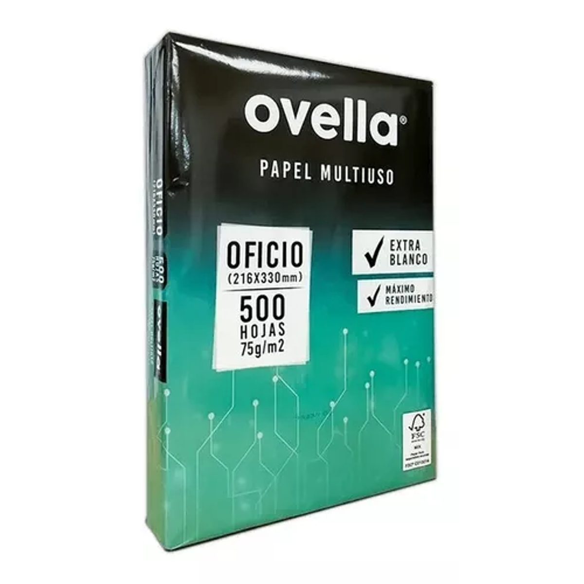 Resma Oficio Ovella 75 G/m2 X 500 Hojas