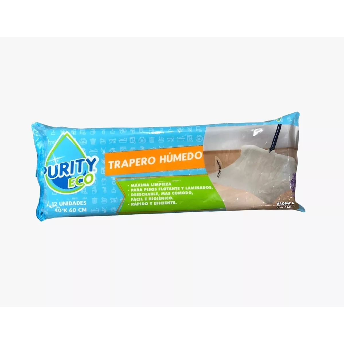 Trapero Húmedo Piso Flotante Purity Eco Aroma A Lavanda