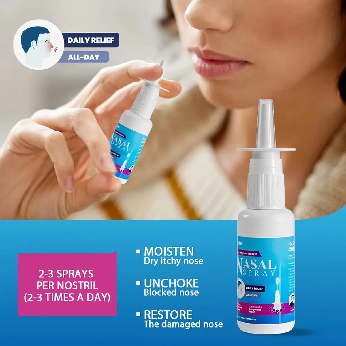 Spray Nasal Descongestionante 30ml - Sumifun