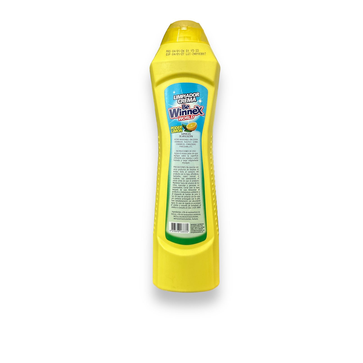 Limpiador En Crema Winnex Poder Limon 750gr