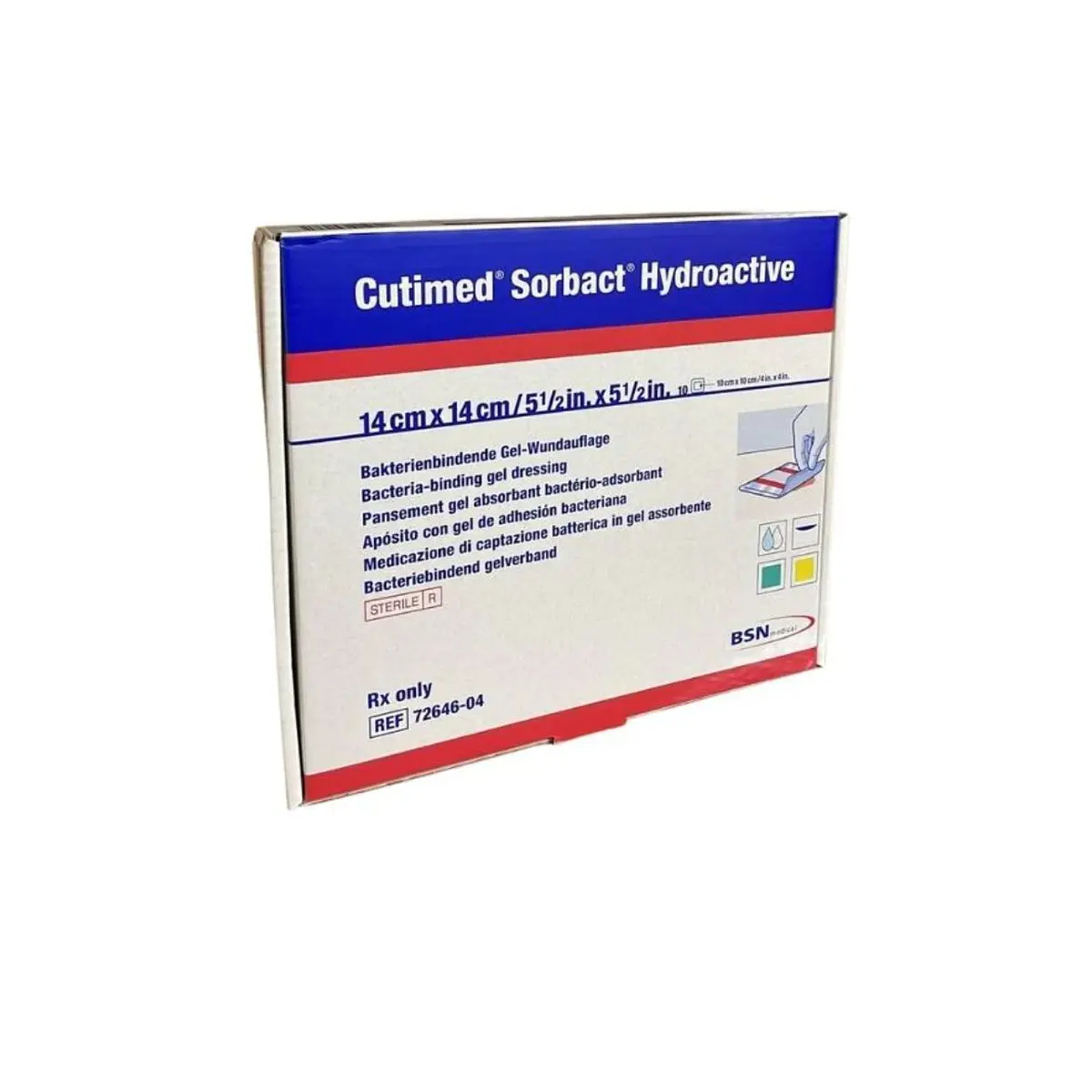 Cutimed Sorbact Hydroactive Malla 14x14cm X Unidad