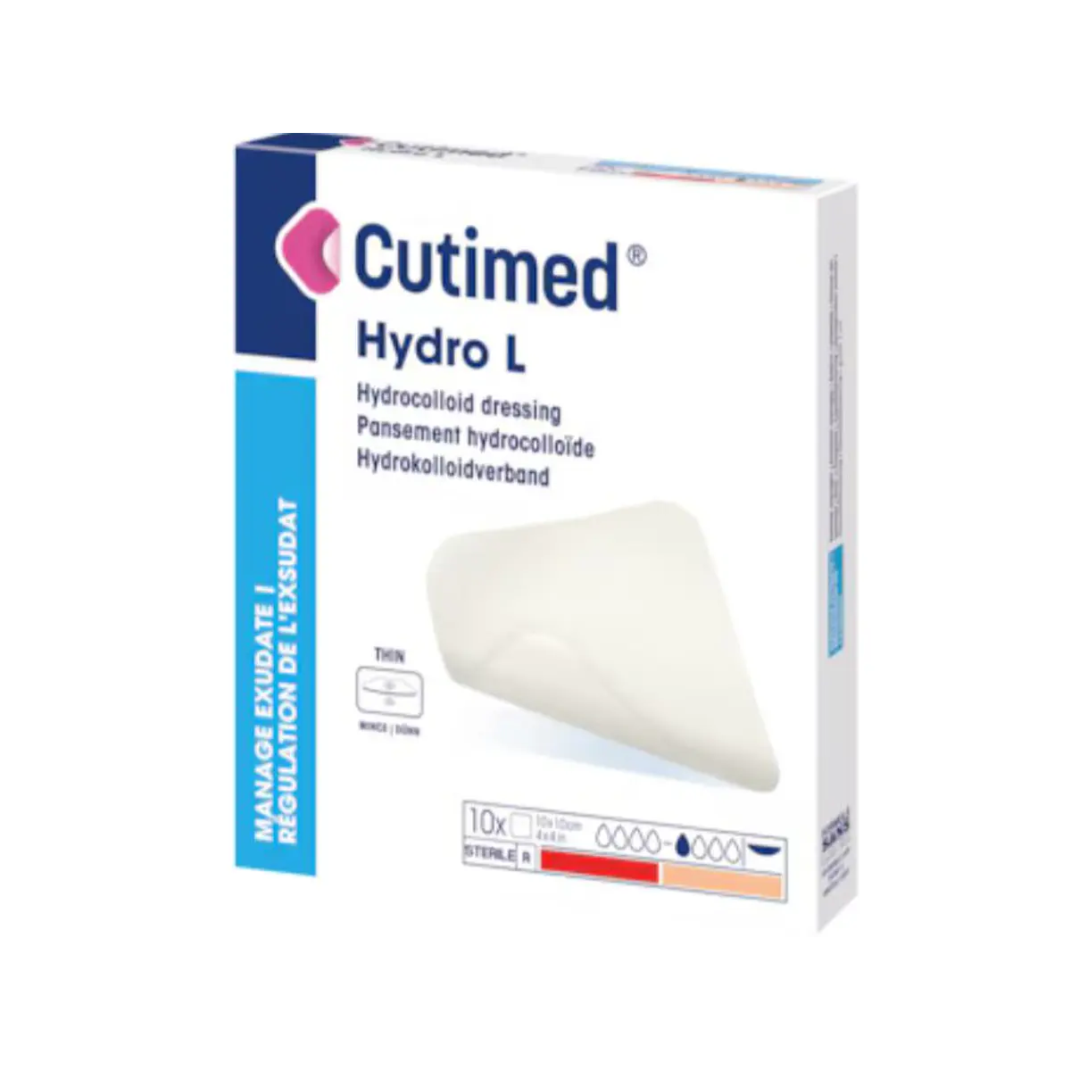 Apósito Hidrocoloide-cutimed Hydro L 10x10 X 1 Unidad
