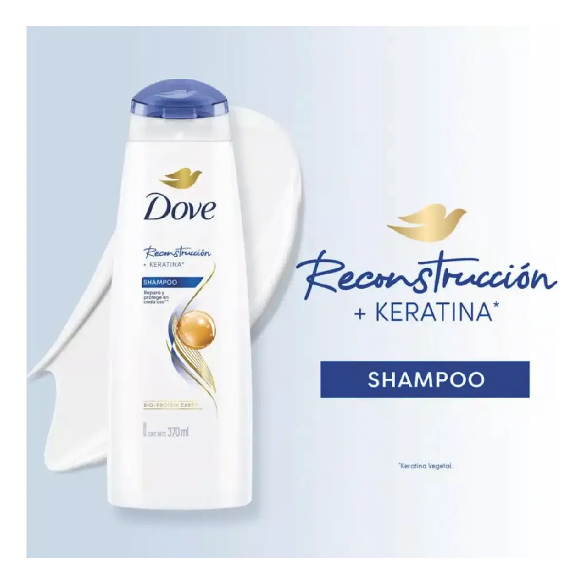 Shampoo Dove Reconstrucción + Keranita 400ml