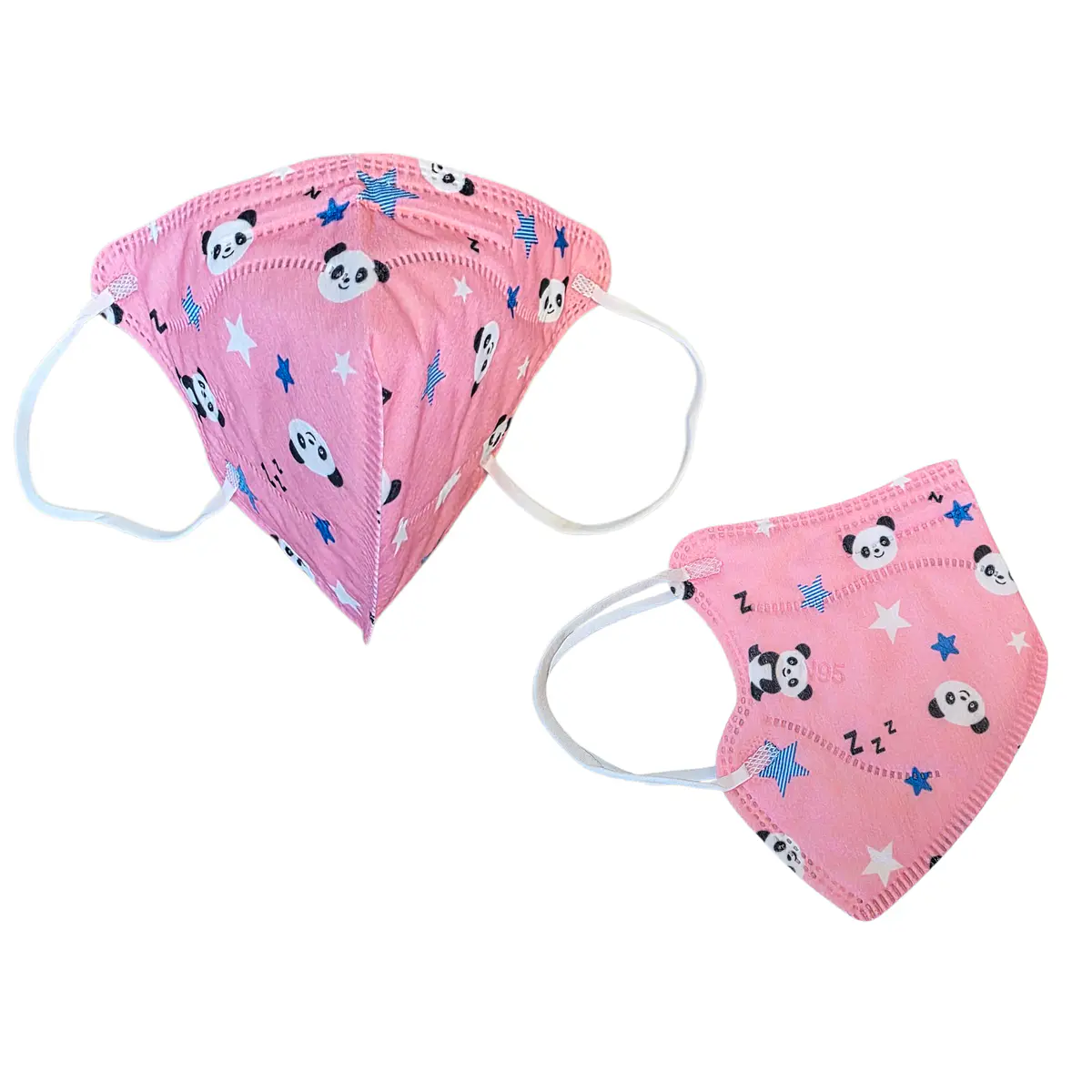 Mascarilla KN95 / Panda Rosado (10 unidades) (Adulto)