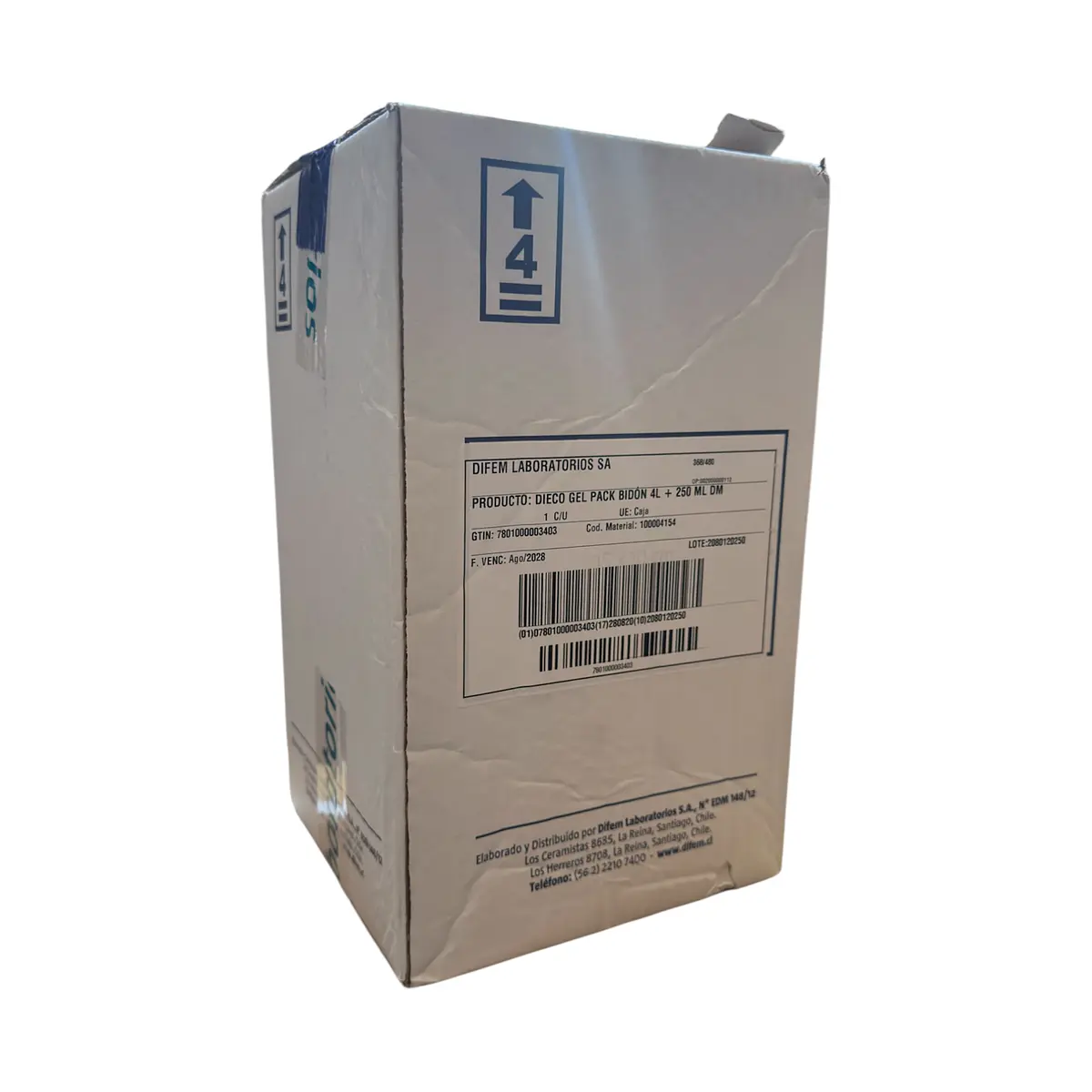 Dieco Gel 4 Litros + Dispensador 250ml