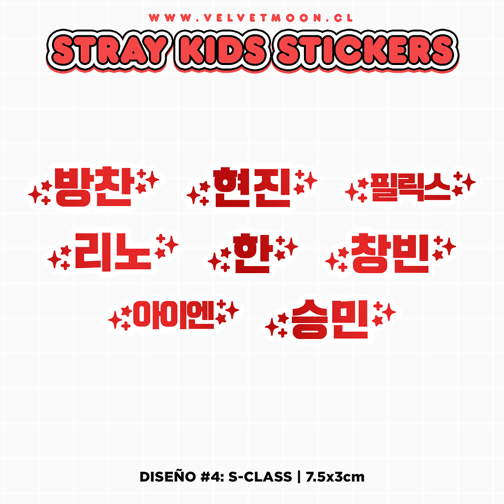 STRAY KIDS STICKERS LIGHTSTICK