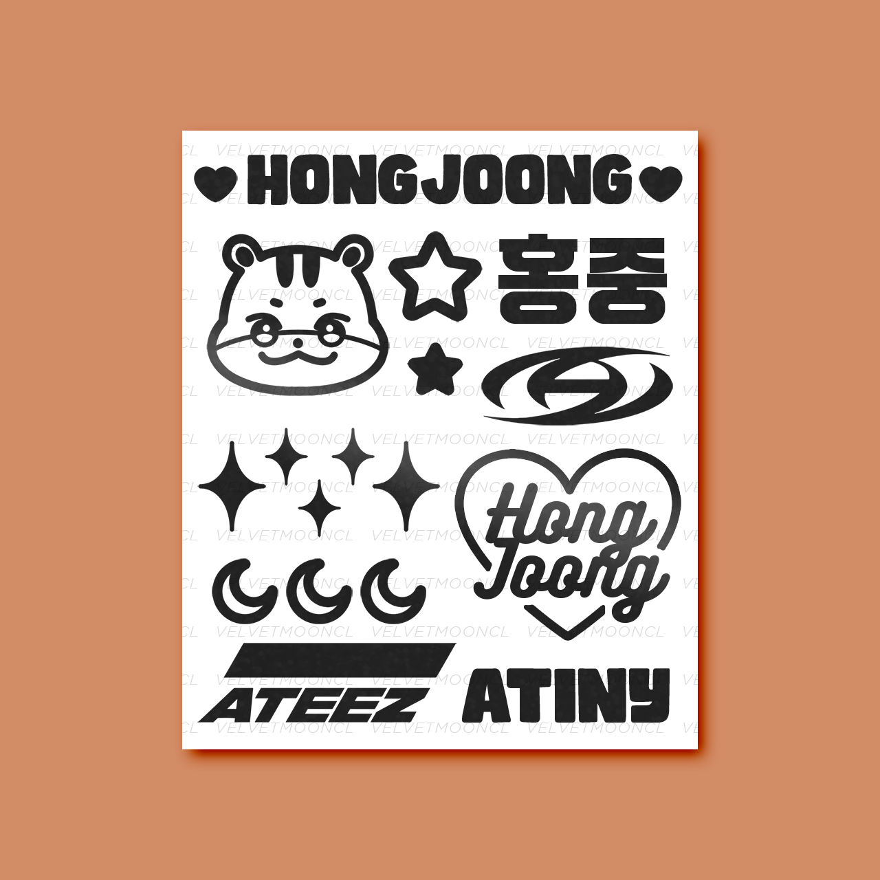 ATEEZ LIGHTINY DECO KIT