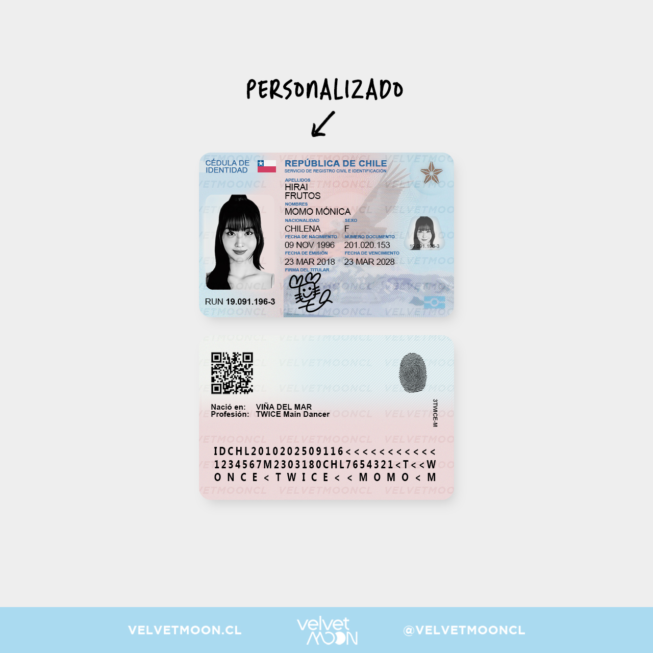 CARNET PVC PERSONALIZADO