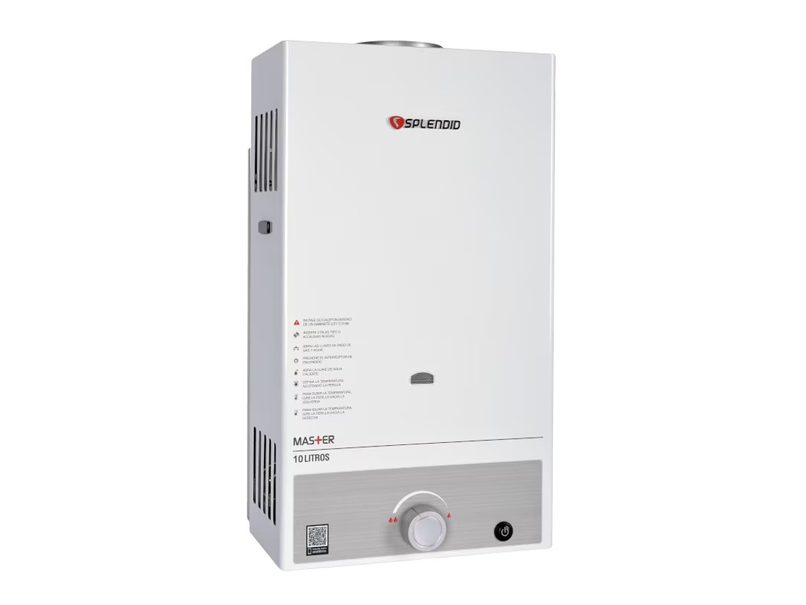 CALEFONT GAS NATURAL 10 LT. NATURAL + BOMBA PRESURIZADORA