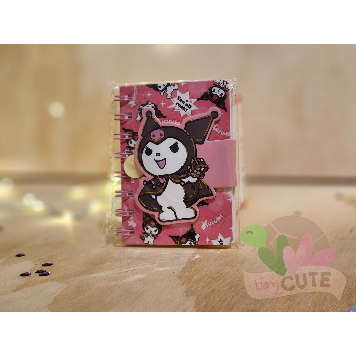 Mini Libreta Argollada Kuromi