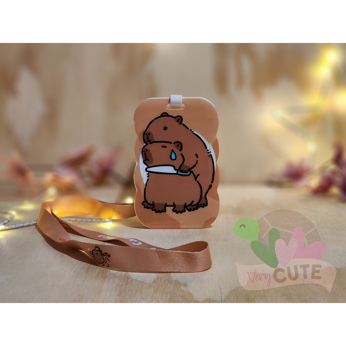 Porta Credencial + Lanyard - Capybara