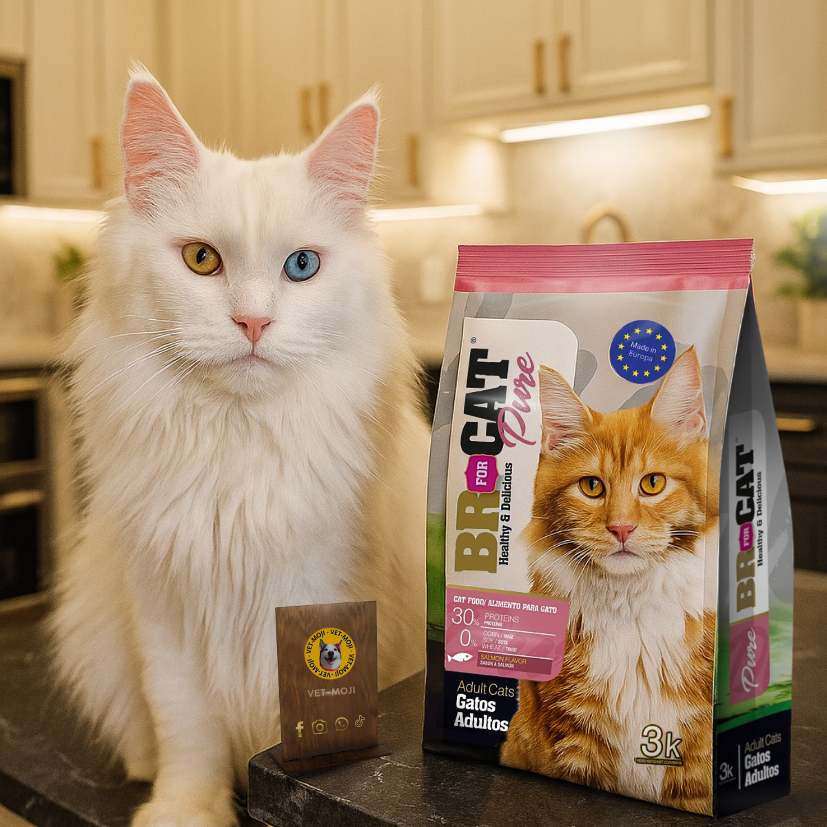 BR For Cat Pure: Sabor a Salmon