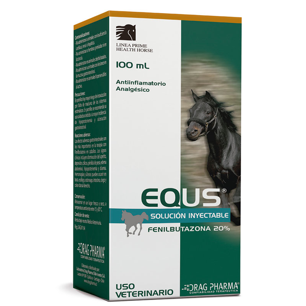 EQUS FENILBUTAZONA 20% INYECTABLE 100ML
