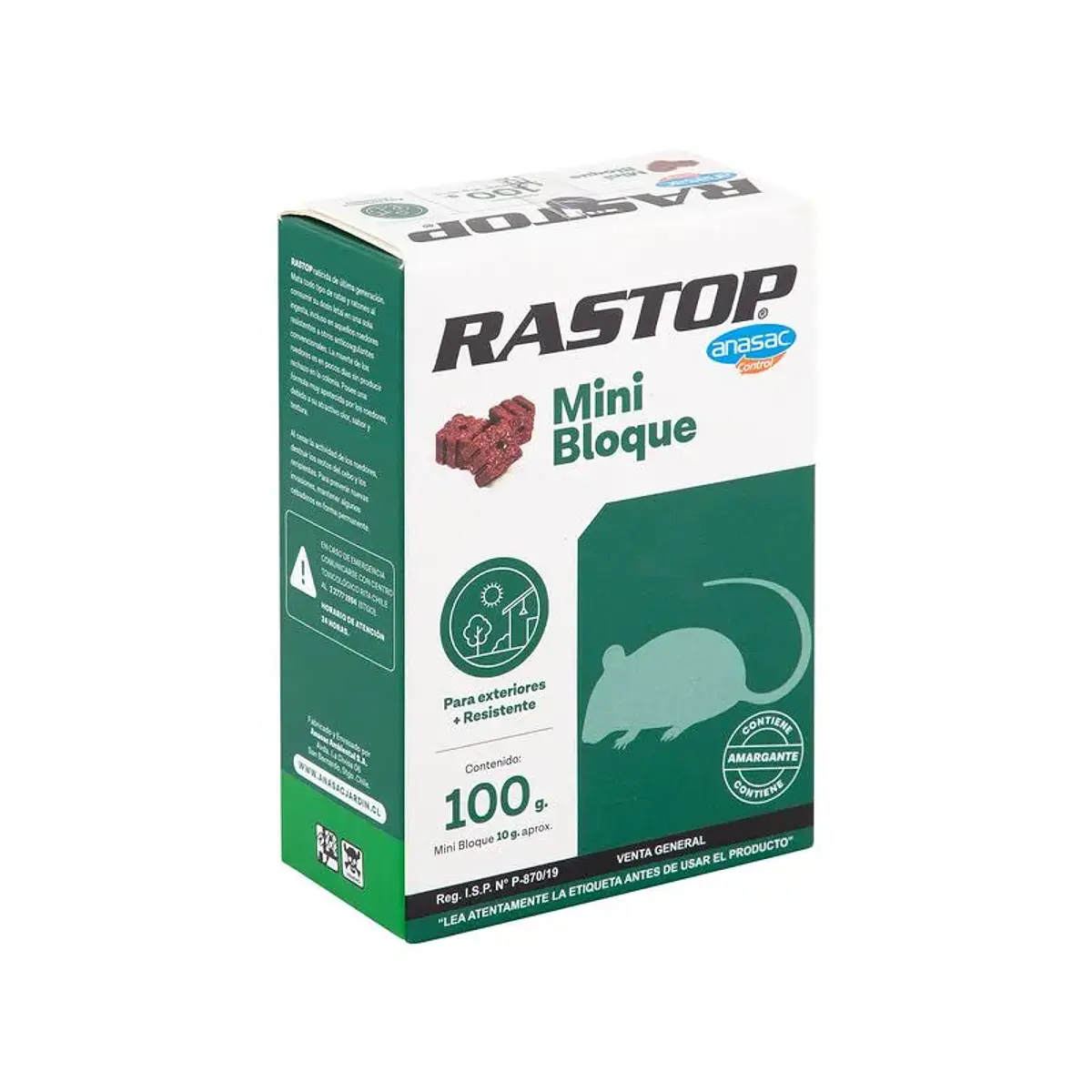 RASTOP MINI-BLOQUES 100 GRS