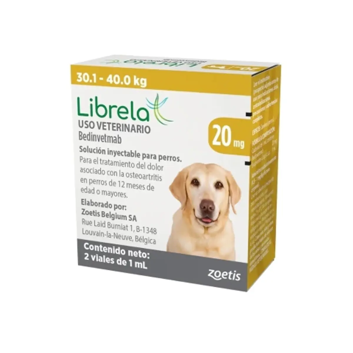 LIBRELA 20 MG 2 VIALES