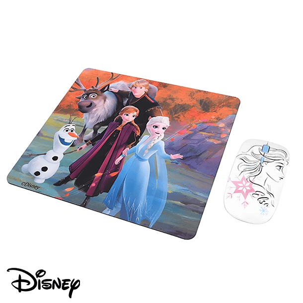 Kit Mouse Wireless + MousePad Frozen