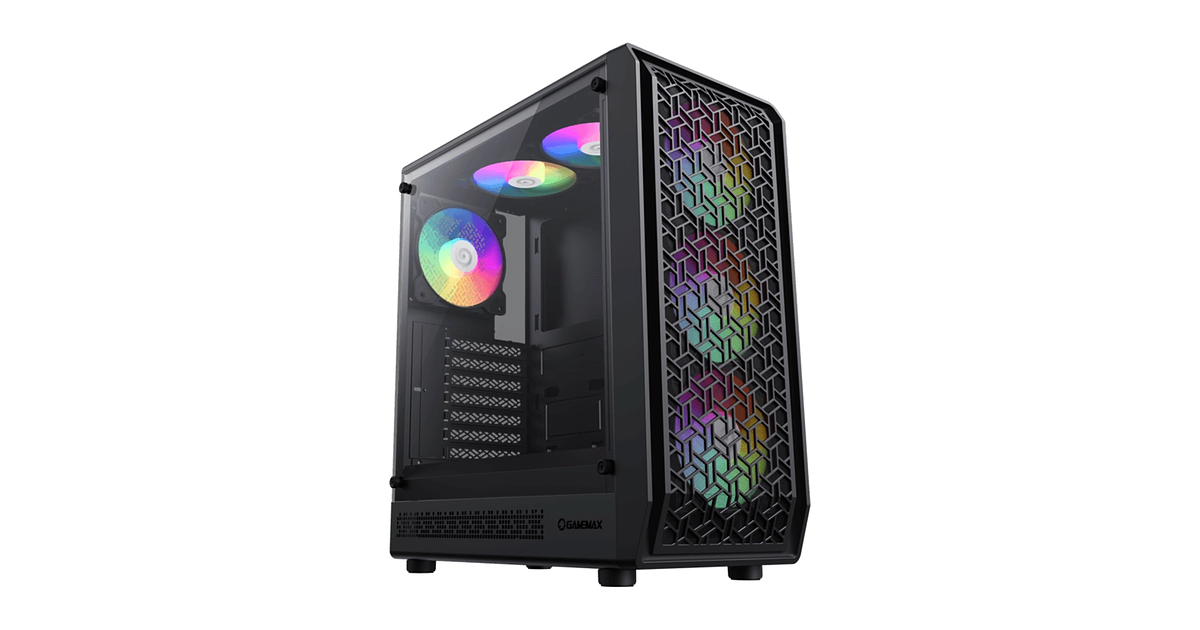Gabinete Gamemax Forge AB Mid Tower, Color Negro