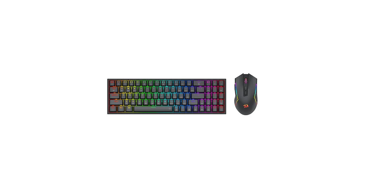 Kit Gamer Teclado Y Mouse Redragon S136 Inalámbrico S/red
