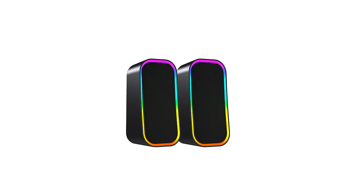 Parlante Fantech Groove RGB GS304, Color Negro