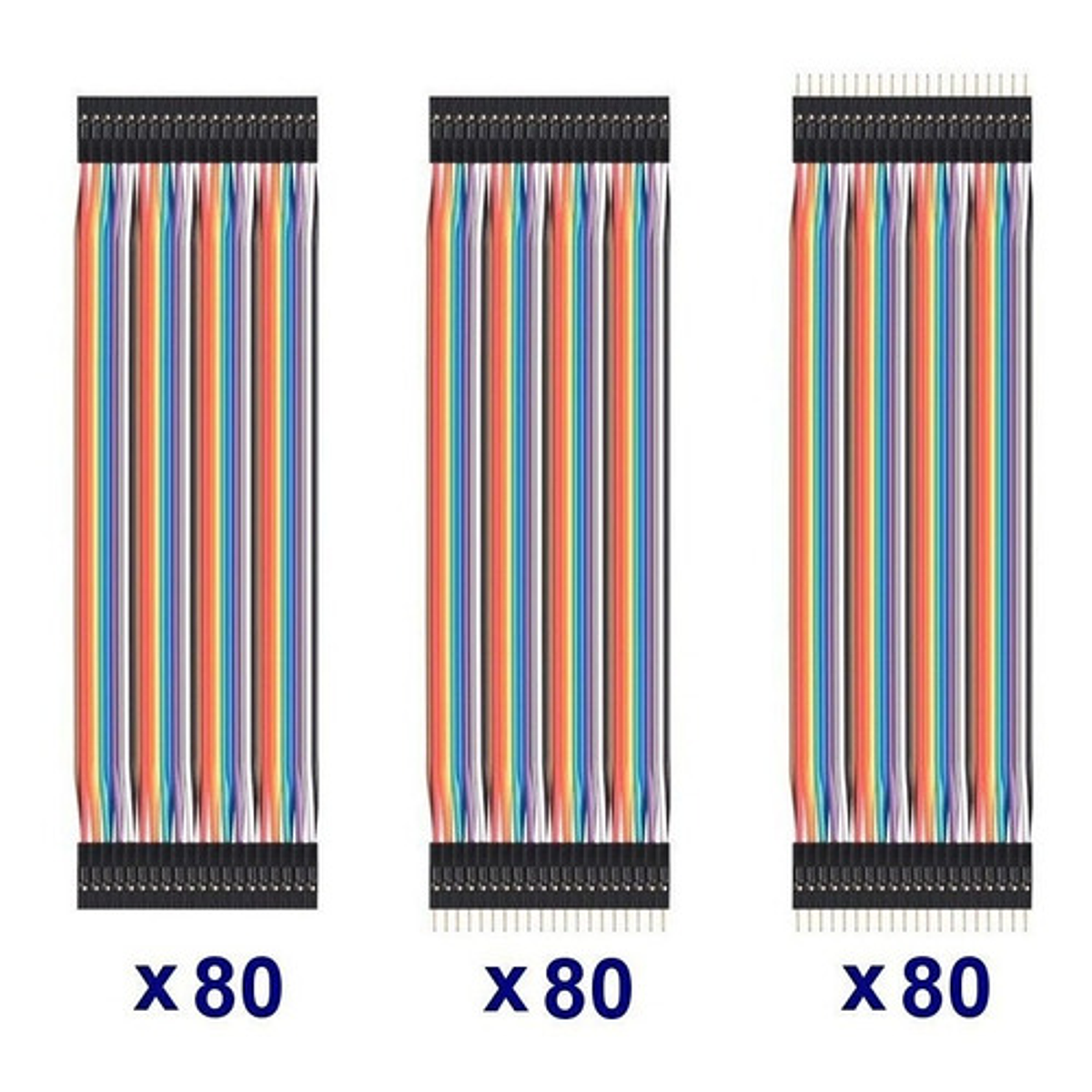 Kit De 240 Cables Dupont Para Proyectos Arduino, Raspberry
