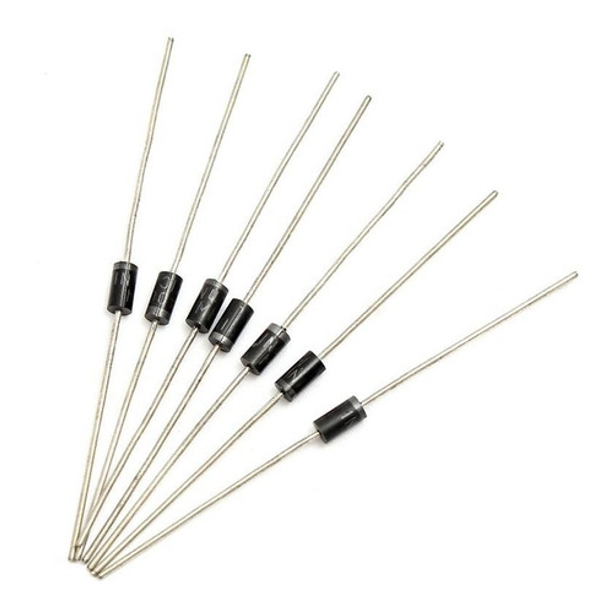 Kit 100 Unidades De Diodos Surtidos (8 Tipos)