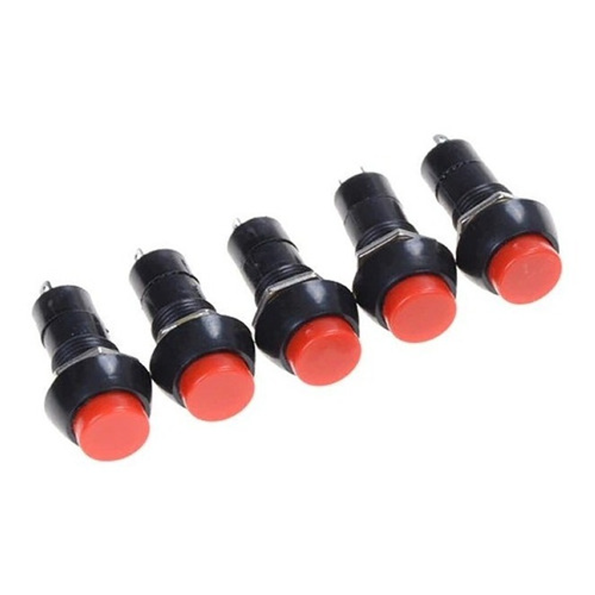 Pack De 5 Botones Switch Encendido Apagado G102, 250v, 3a