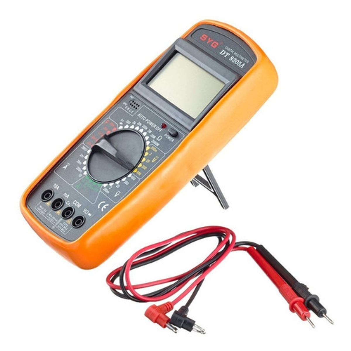 Multitester Digital Dt9205a Mide A, V, R, C, Transistores