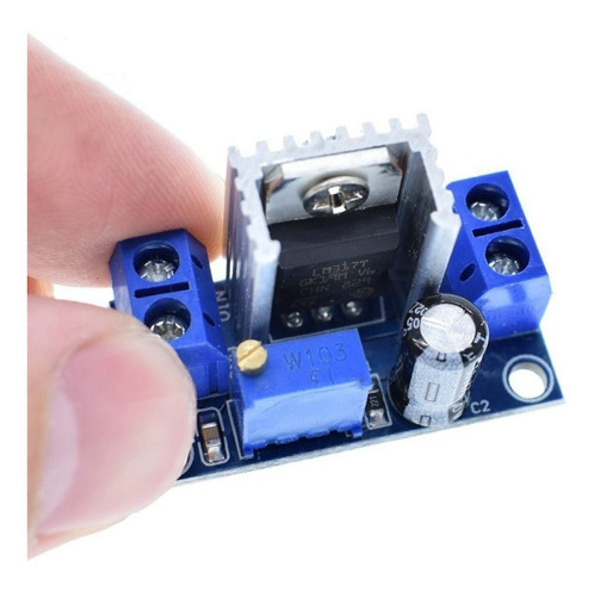 Lm317 Módulo Regulador De Voltaje Lineal Ajustable Dc-dc