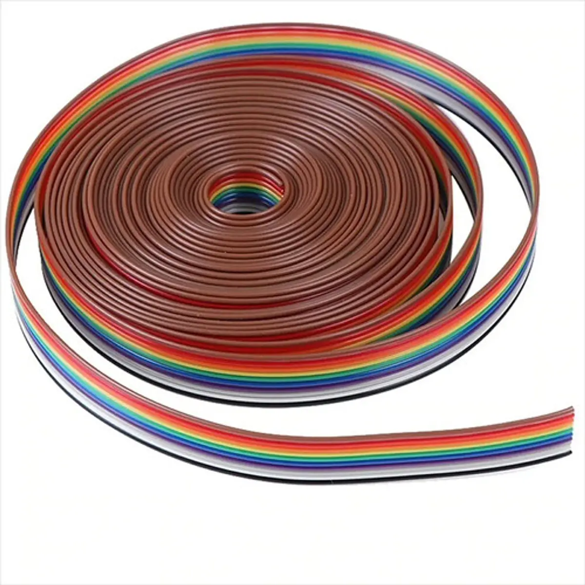 Cable Plano De 10 Vías, Pines 10p, Awg 28, 5m, Proyectos E