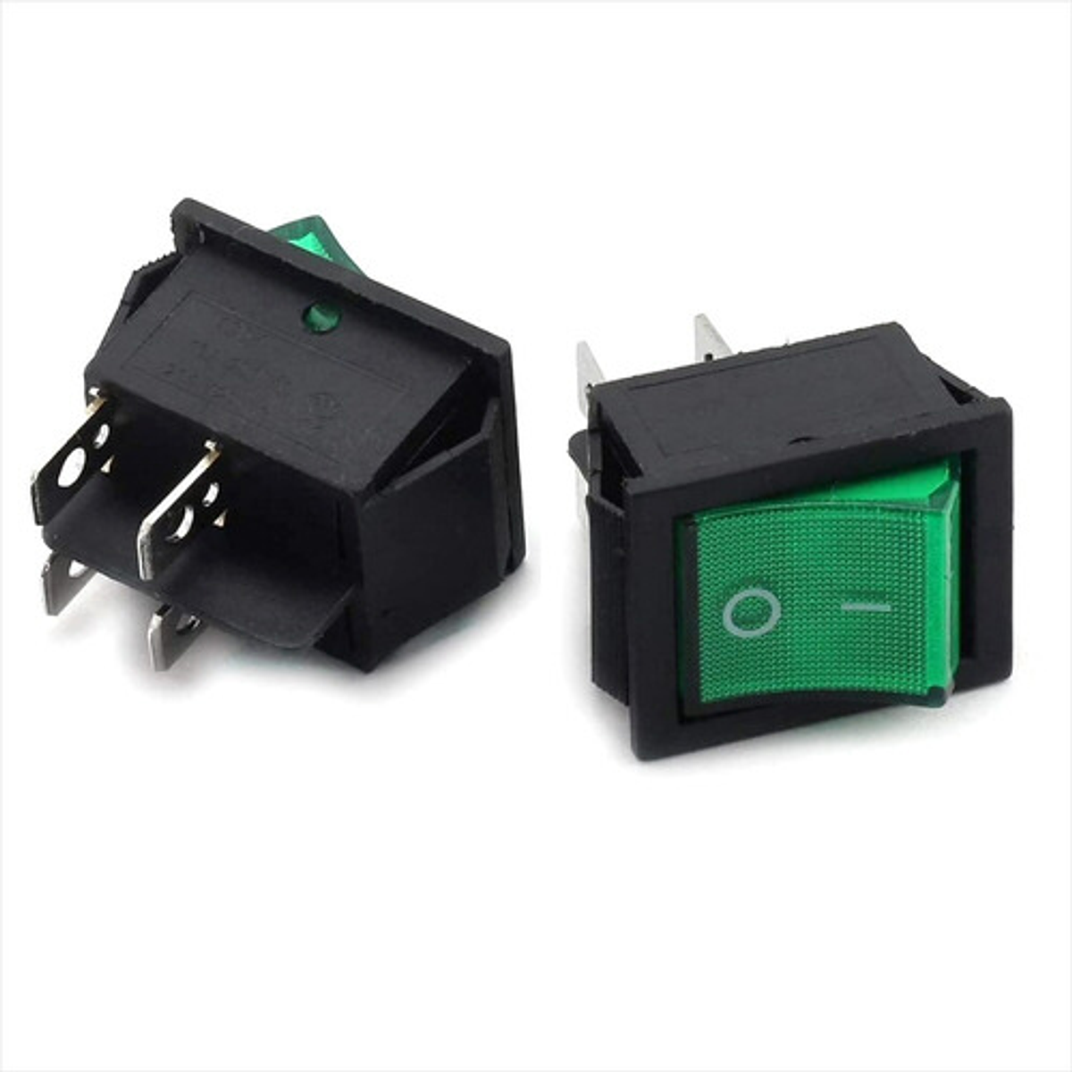 2 X Switch Interruptor Rocker Kcd4 202 On Off 2p 250v 16a