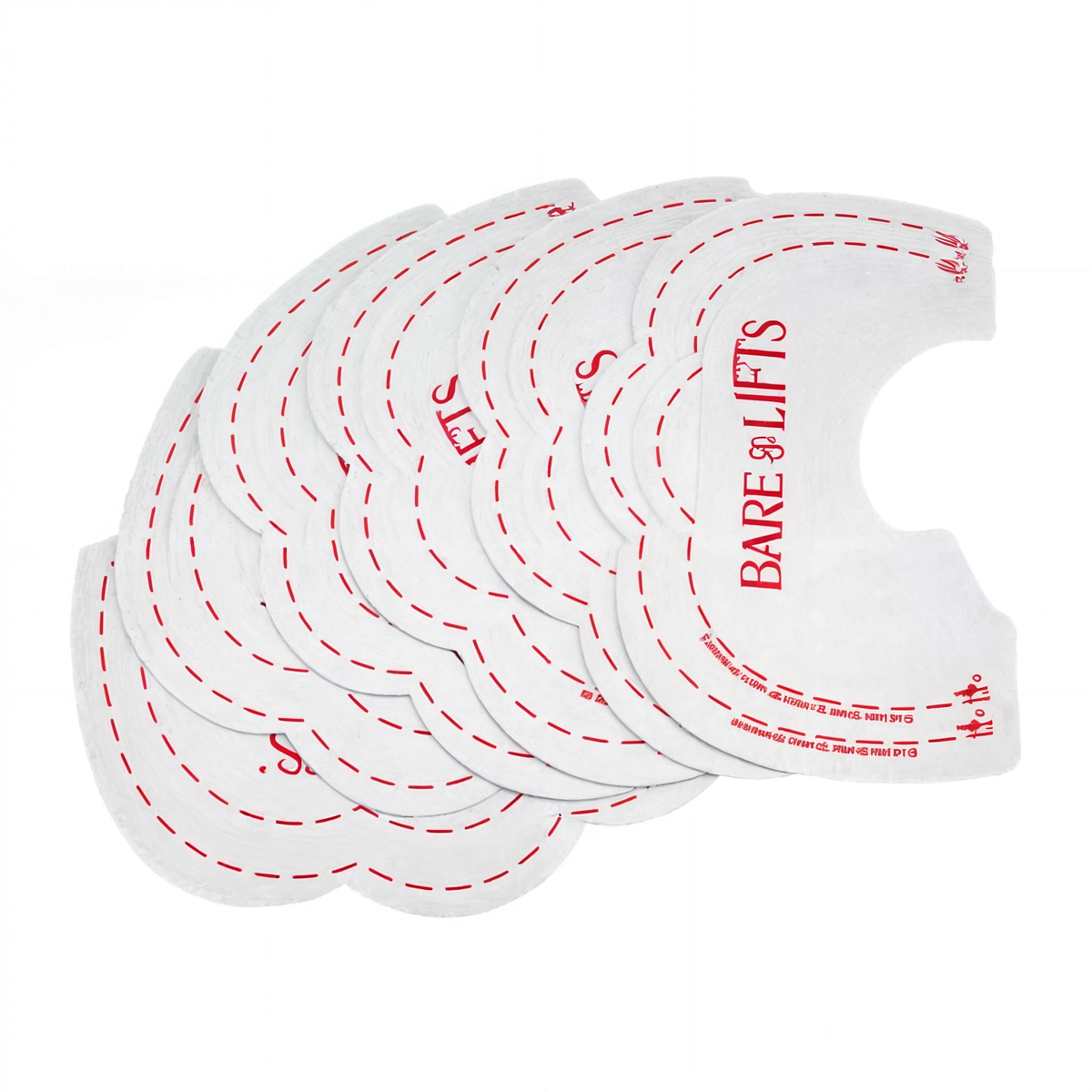 Pack 10 Parches Levanta Busto Adhesivo Transparente