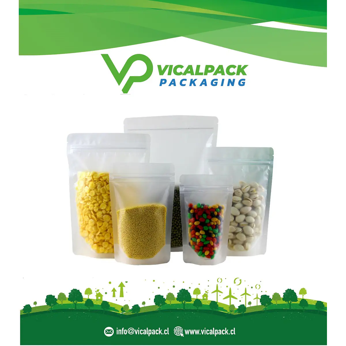 Bolsas Doypack Transparente