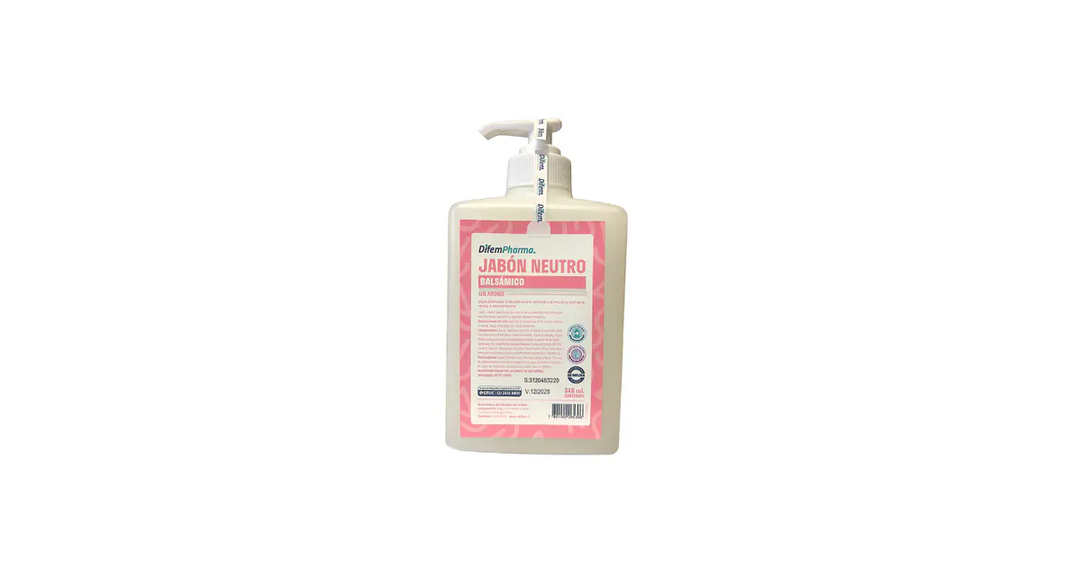 Jabon Neutro Balsámico 340 Ml Difempharma