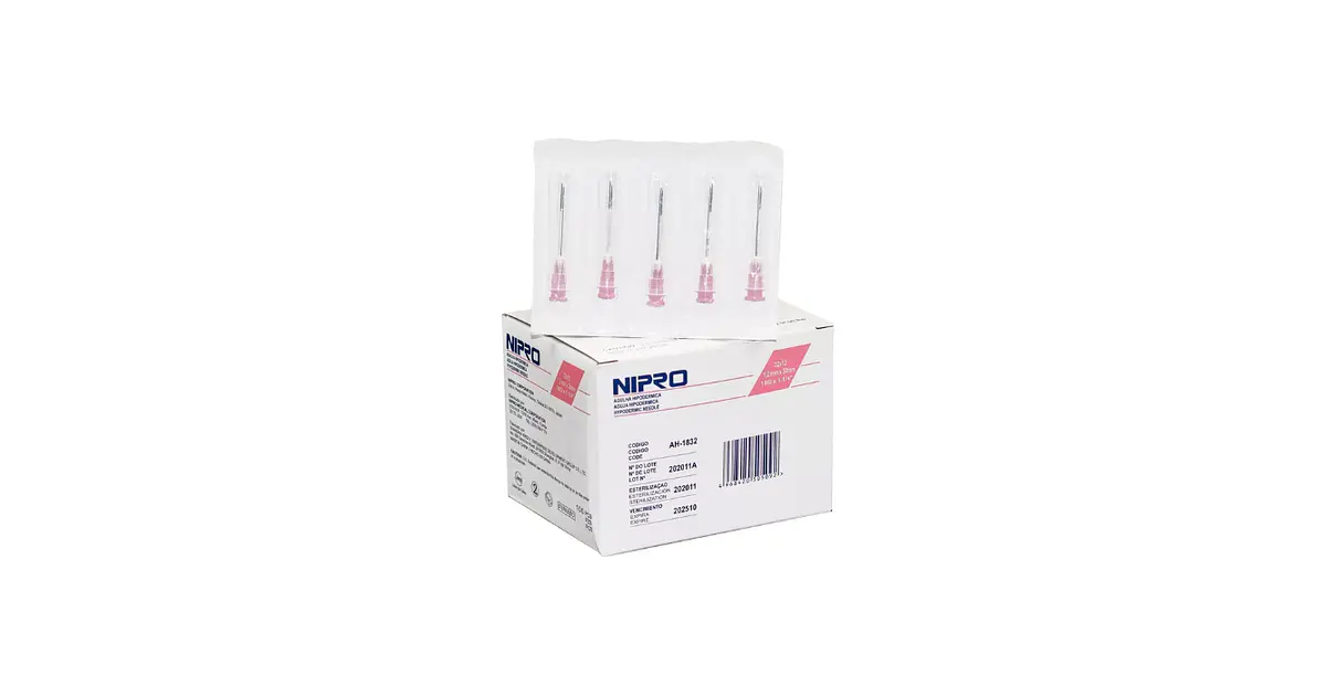 Aguja Hipodermica 18G x 1/4 100 Und - Nipro