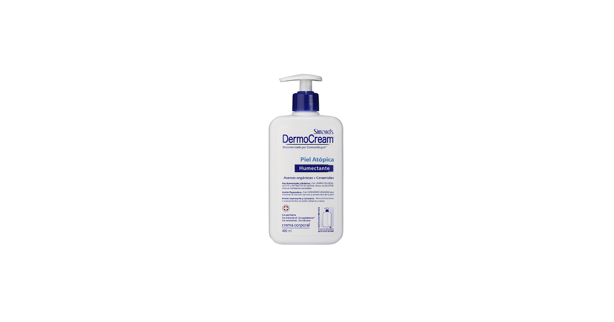 Crema Corporal Humectante Piel Atopica 400 Ml - Dermocream