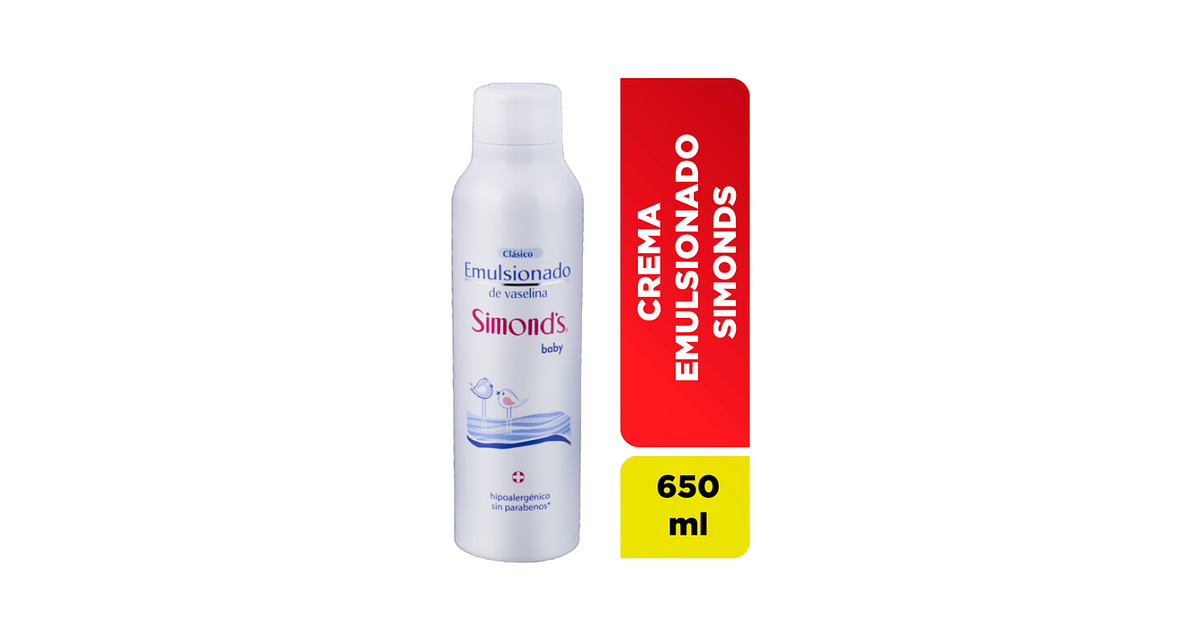 Crema Emulsionada Vaselina 650 Ml - Simonds