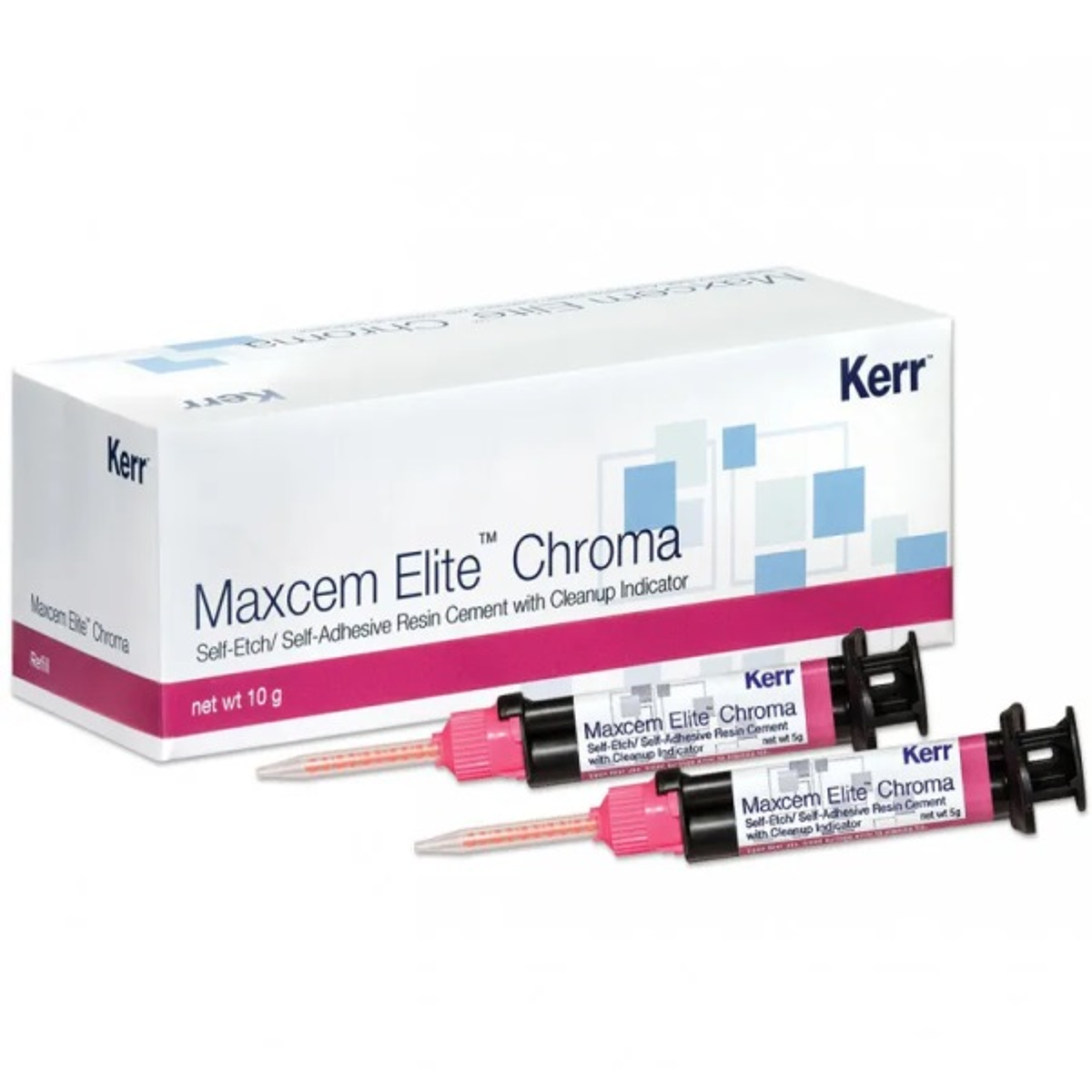 CEMENTO RESINA MAXCEM ELITE CHROMA CLEAR 2X5GR | Vicedent