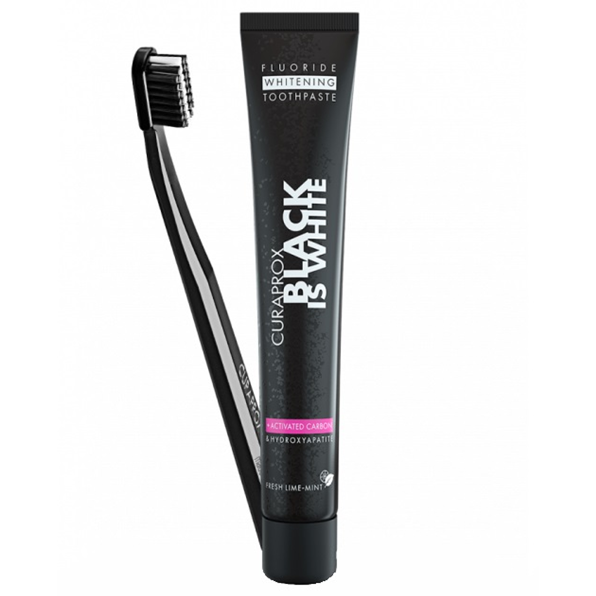 PASTA DENTAL WHITE/BLACK CURAPROX | Vicedent