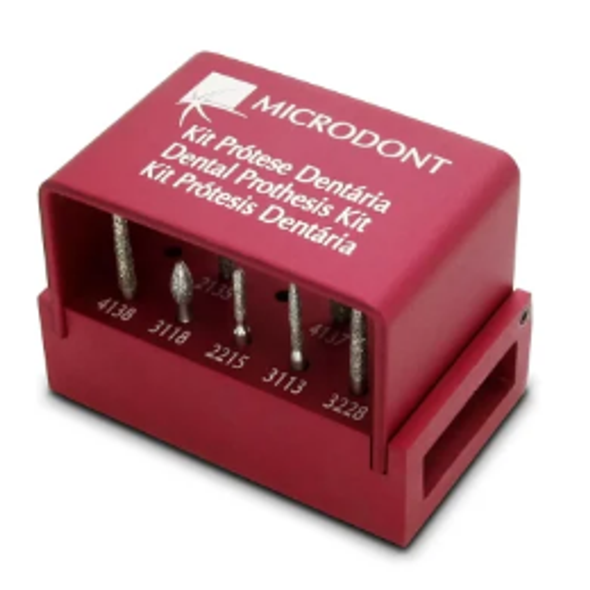 KIT FRESAS PROTESIS FIJA PROFESIONAL MICRODONT | Vicedent