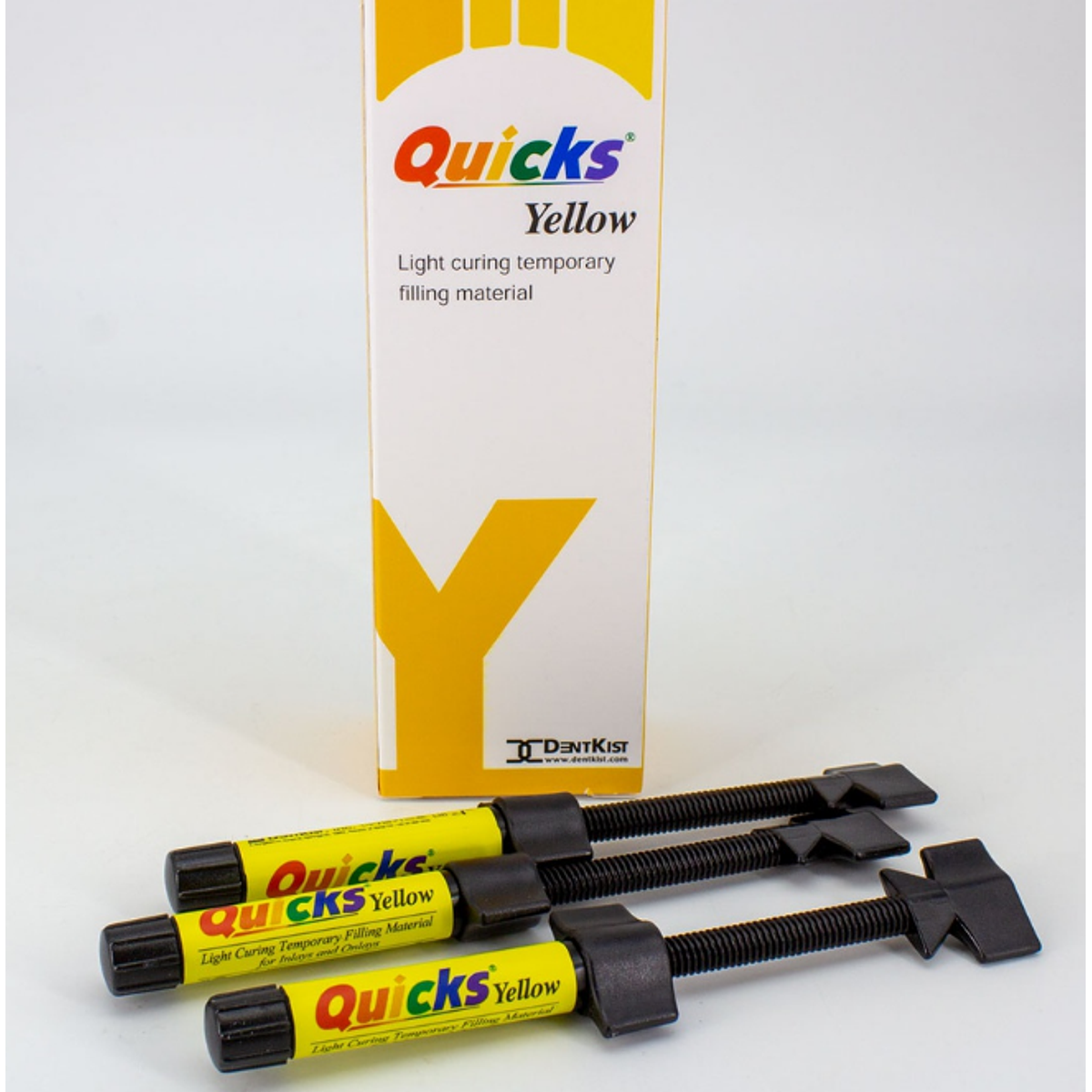 CEMENTO TEMPORAL QUICKS YELLOW x3 | Vicedent