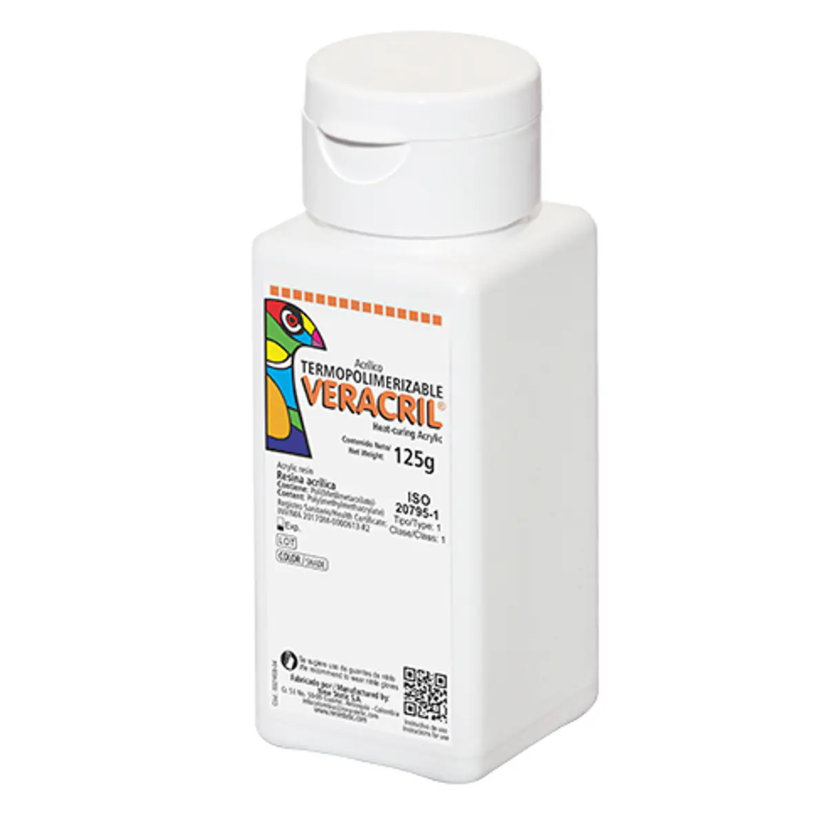 VERACRIL ACRILICO TERMO VR1 250G | Vicedent