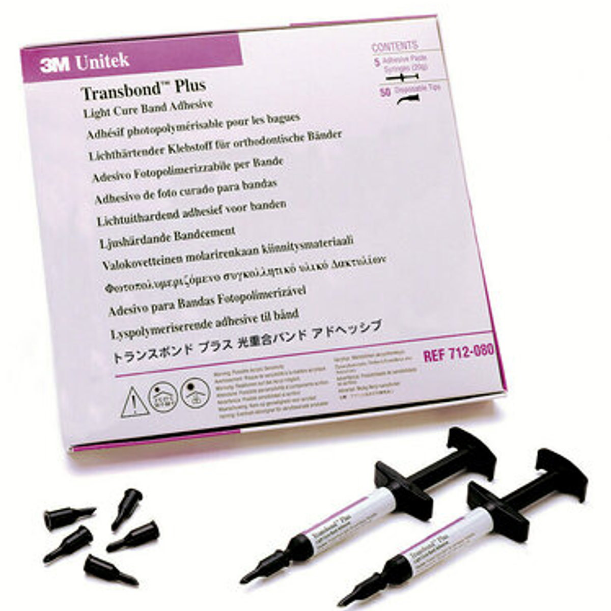 ADHESIVO TRANSBOND PLUS PARA BANDAS 5 JER+50 PTAS 712-080 3M | Vicedent